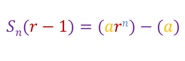 The Formula For The Sum Of A Geometric Series With Finite Terms