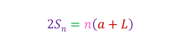 The Formula For The Sum Of An Arithmetic Series
