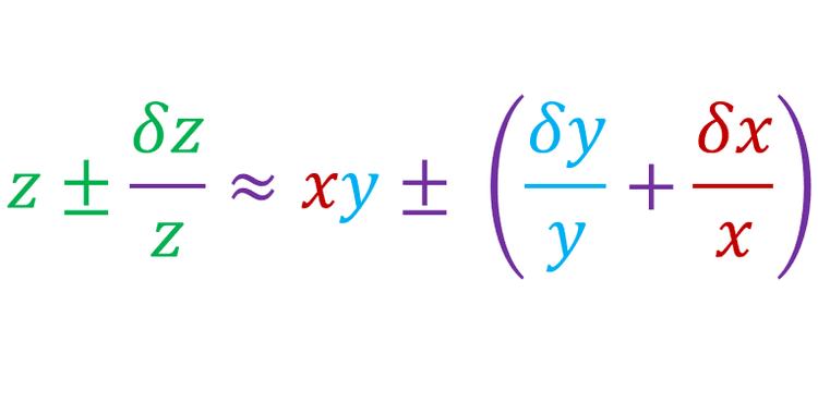Why Relative (Or Percentage) Uncertainties Are Added When Multiplying ...